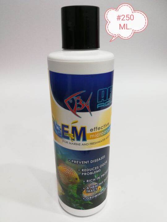Aba Aqua EM 250ml Effective Microorganism Microbes Aquarium Fish Ikan ...