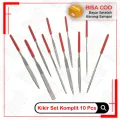 alat Kikir mini kir kayu besi diamond Set Lengkap isi 5 pcs Ukuran 6 ...