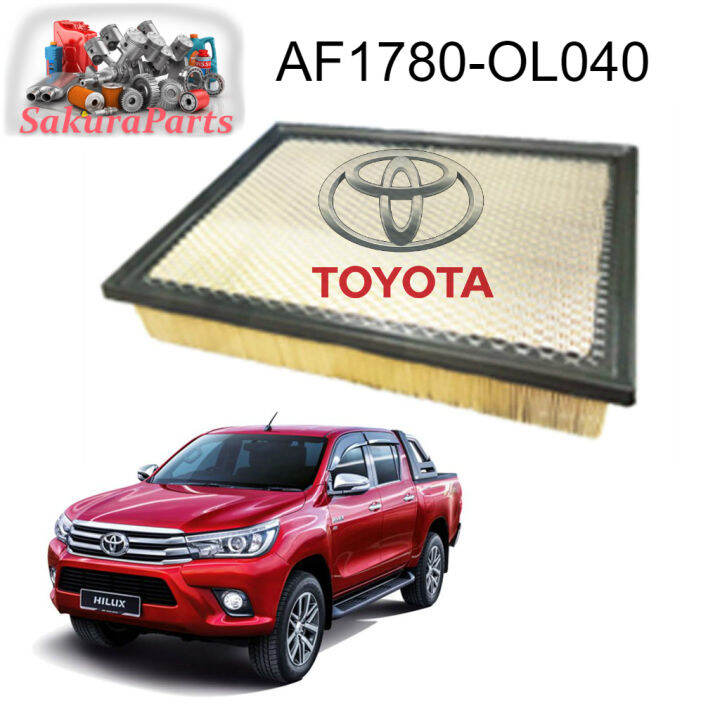 Toyota Hilux Gun125 Air Filter (Original) 1780-OL040 | Lazada