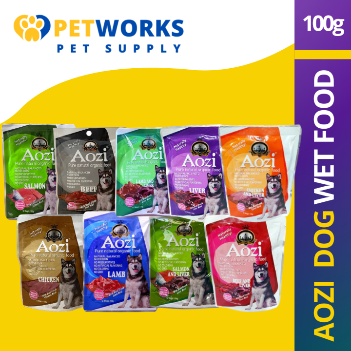 Aozi Natural Organic Wet Dog Food 100g Pouch | Lazada PH