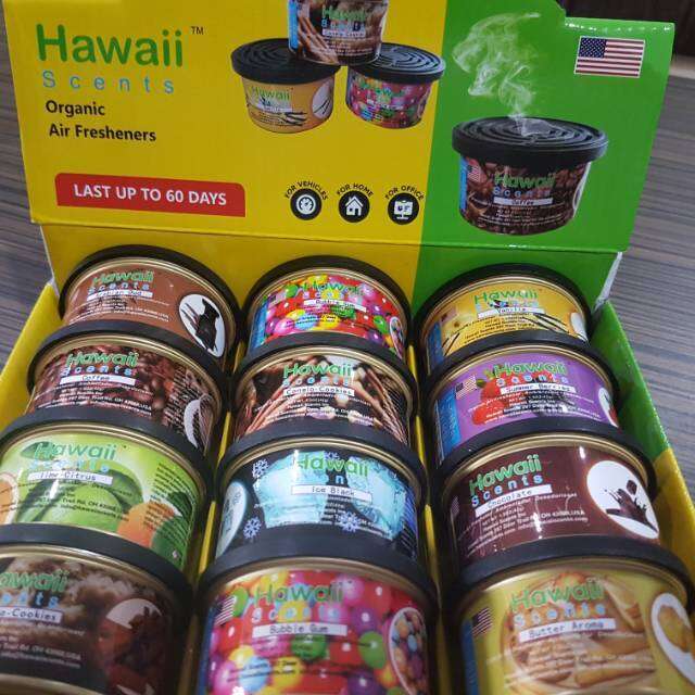 Parfum Mobil Hawaii Scents Original USA 60 Days Aroma Buah Kue Mobil ...