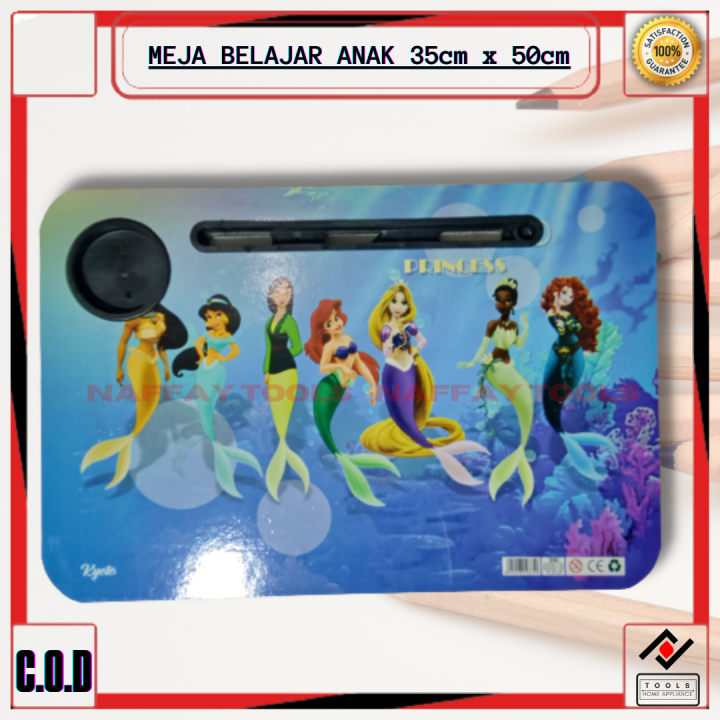 Promo! Meja Belajar Lipat Anak Karakter Melukis Menggambar ada Tatakan ...