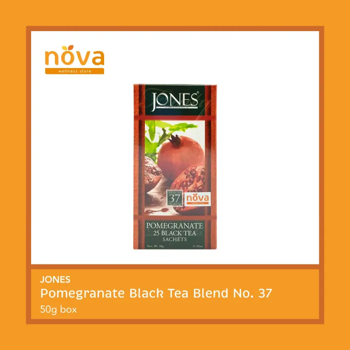 Jones Pomegranate Black Tea Blend No. 37 50g (box) | Lazada PH