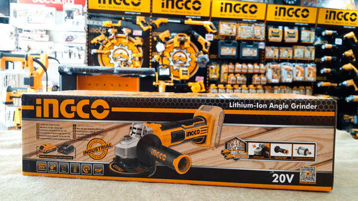 INGCO Lithium-Ion Angle Grinder 20V | Lazada PH