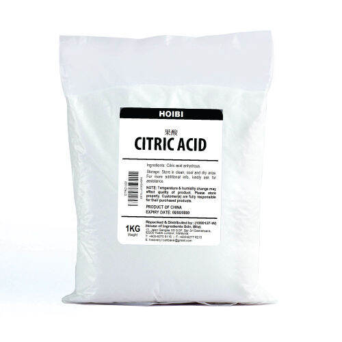 HOI Baker&Chef Citric Acid 1KG | Asid Sitrik | Lazada