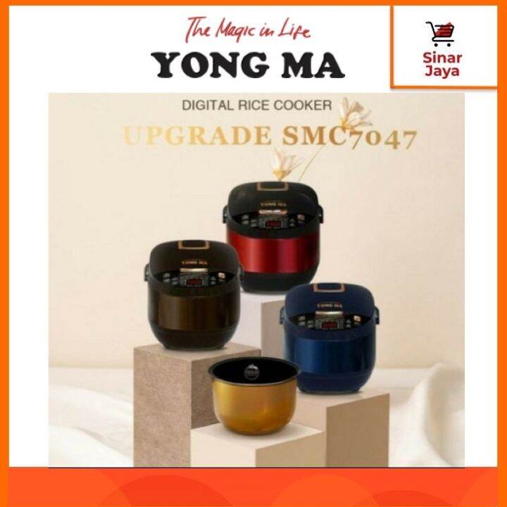 YONG MA SMC 7047 Digital Rice Cooker / Magic Com 2 Liter | Lazada Indonesia