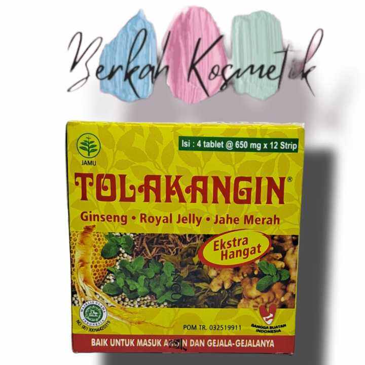 Tolak Angin Tablet Dus isi 10's Masuk Angin Perut Kembung Lega Nafas 1 ...