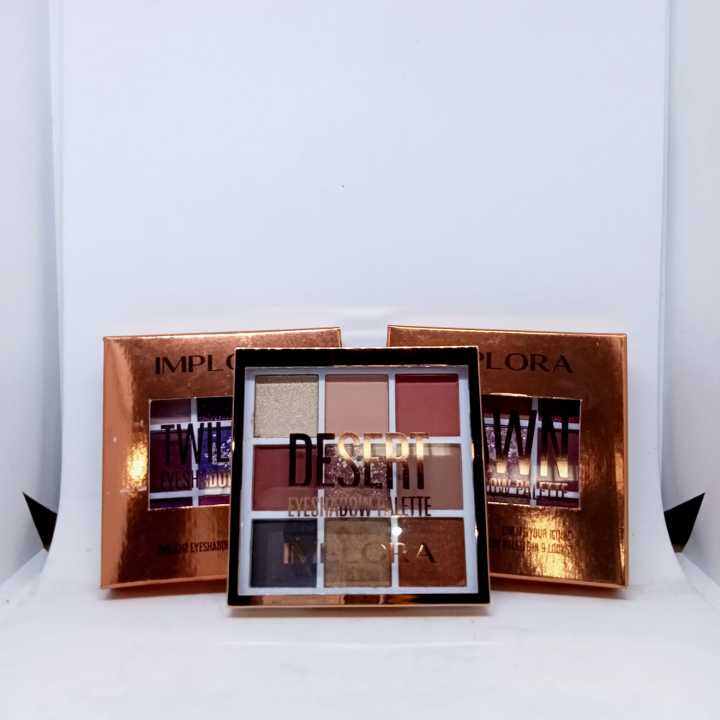 Implora Eyeshadow Pallete, Eyeshadow Palette 9 Warna | Lazada Indonesia