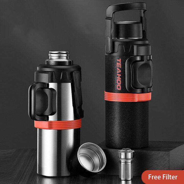 Termos Gym Multifungsi Teh Saringan Air Panas Anti Tumpah Jumbo 2500ml ...