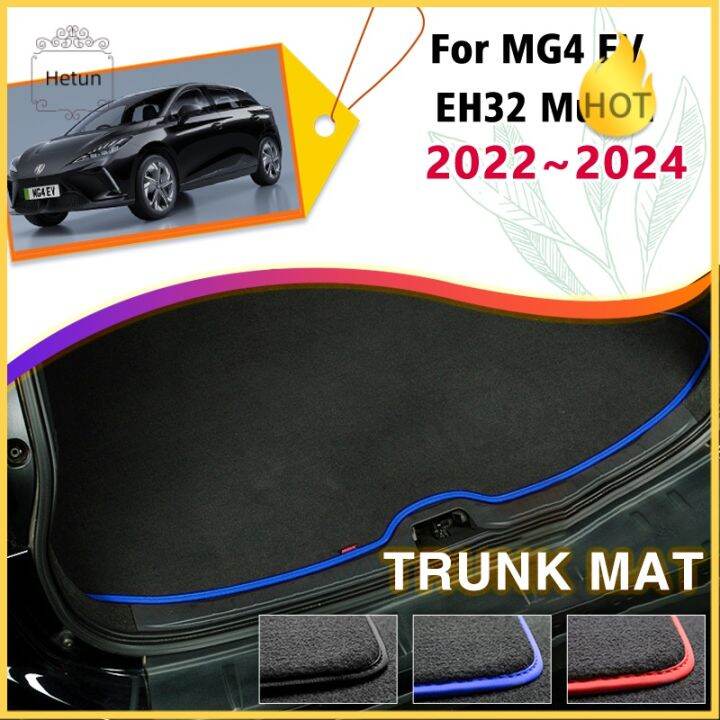 Hetun เสื่อท้ายรถสำหรับ MG4 EV EH32มู่หลาน2022 2023 2024 MG 4เสื่อ BOOT Cargo Liner ถาดด้านหลัง ...