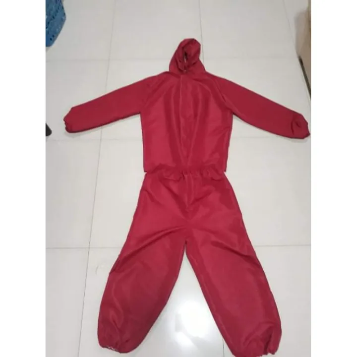 2pc Microfiber PPE suit (Jacket and Pants Plain Color) | Lazada PH