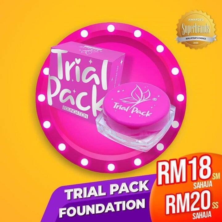 1 MINUTE MIRACLE FOUNDATION TRIAL 3g | Lazada