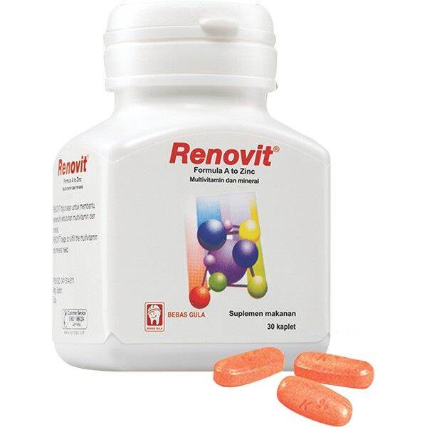 Renovit Multivitamin & Mineral [30 caps] | Lazada Indonesia