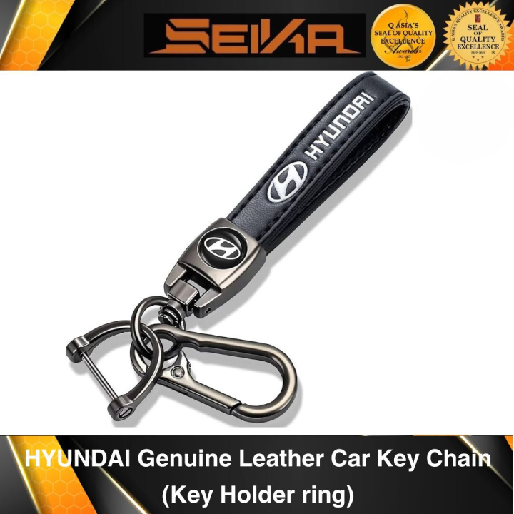 Genuine Leather Car Keychain for HYUNDAI | Lazada PH