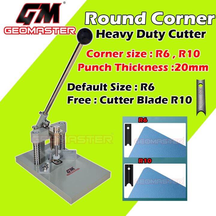 Geomaster Heavy Duty Round Corner cutter machine/ paper cutter/round ...