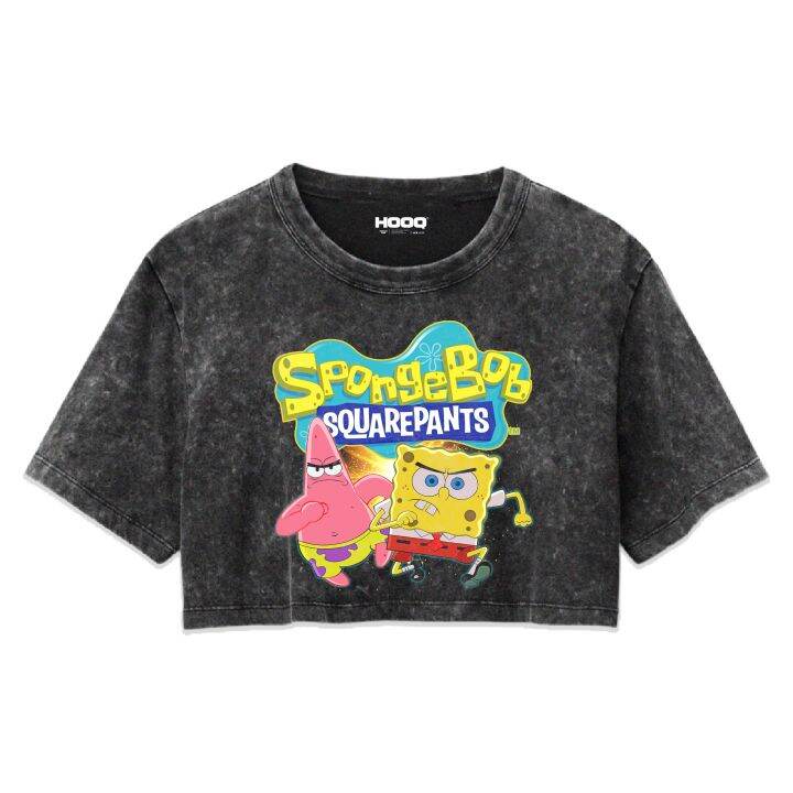 Crop Tee Spongebob Squarepants #2 Oversize / Crop Top Spongebob ...