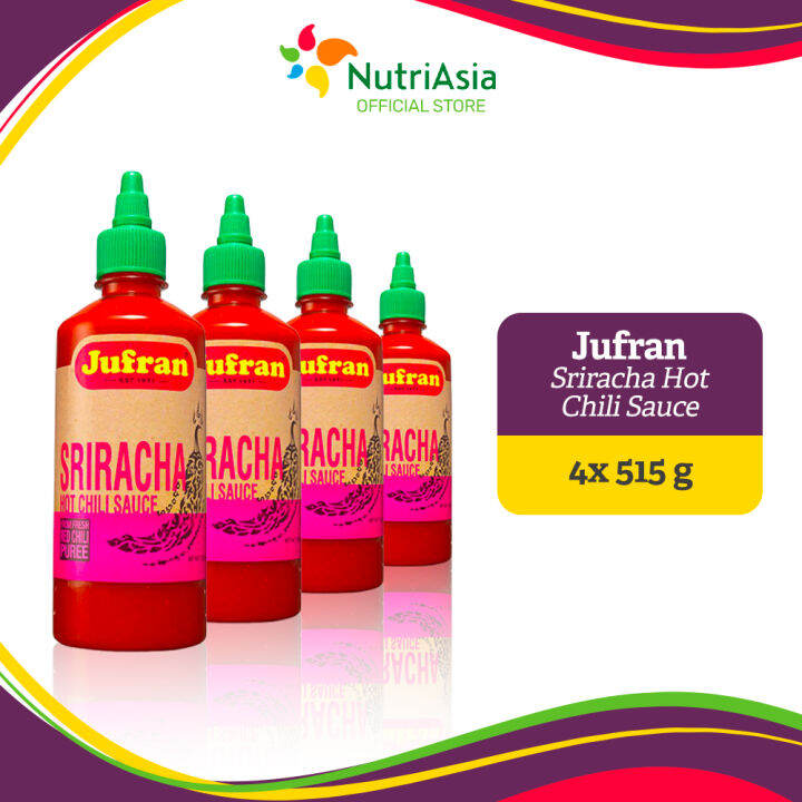Jufran Sriracha Hot Sauce 515 g Bundle of 4 | Lazada PH