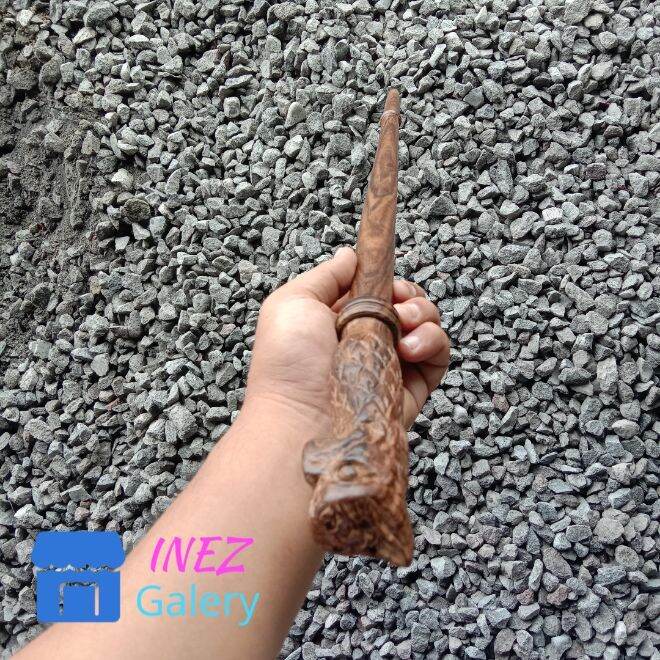 Tongkat KOMANDO KAYU KALIMOSODO UKIR KEPALA GARUDA AZ 208 | Lazada ...