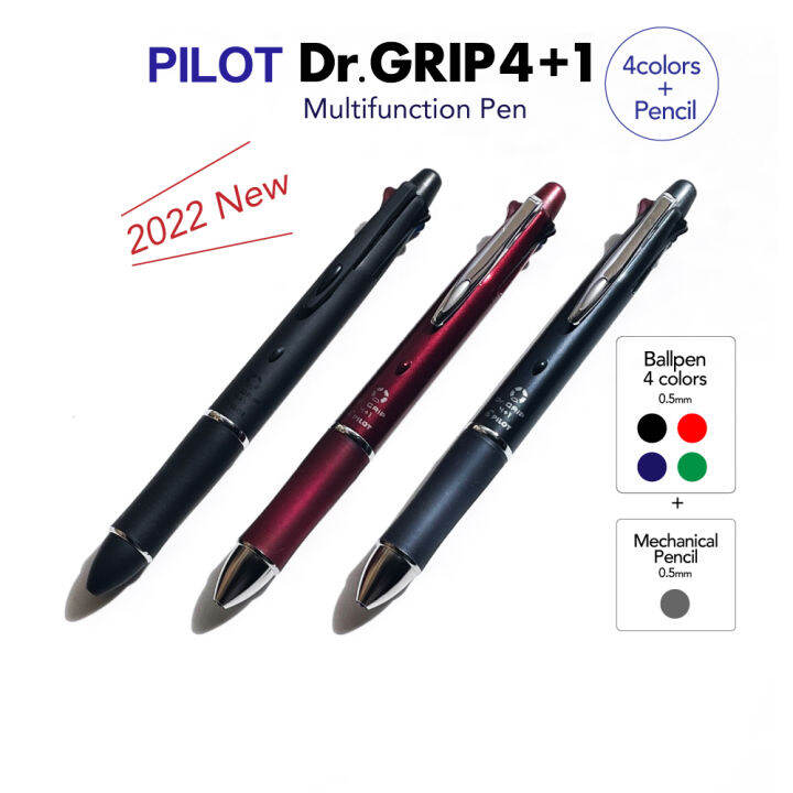 Pilot Dr Grip 4 + 1 Bút Đa Năng 0.5Mm Bút Bi 4 Màu + Bút Chì Cơ Học Trong Một Bút Tất Cả Trong ...