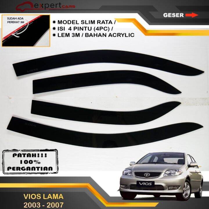 TALANG AIR VIOS LAMA 2003 2004 2005 2006 2007 GEN-1 MODEL SLIM FLAT ...