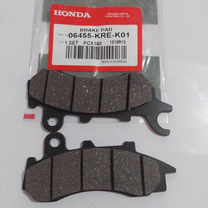 [KV] Honda PCX 160 FRONT BRAKE PAD / DISC PAD 06455-KRE-K01 | Lazada PH