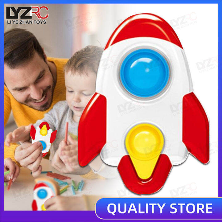 LYZRC Cute Rocket Pop it Fidget Toy Gift for Kids | Lazada PH