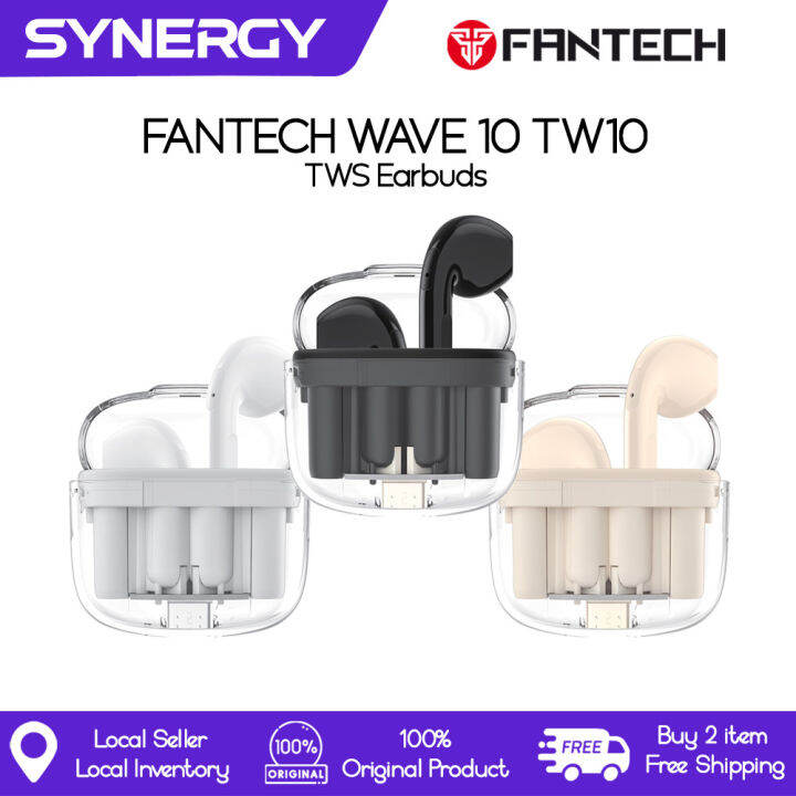 Fantech TWS Earbud Wave 10 TW10 with Touch Control, Ergonomic Design ...