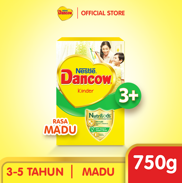Nestlé DANCOW 3+ Madu Susu Pertumbuhan Anak 3-5 Tahun Box 750g | Lazada ...