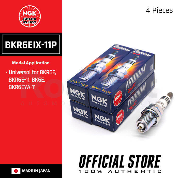 NGK BKR6EIX-11P Iridium Max Spark Plugs For BKR6E, BKR6E-11, BK6E ...