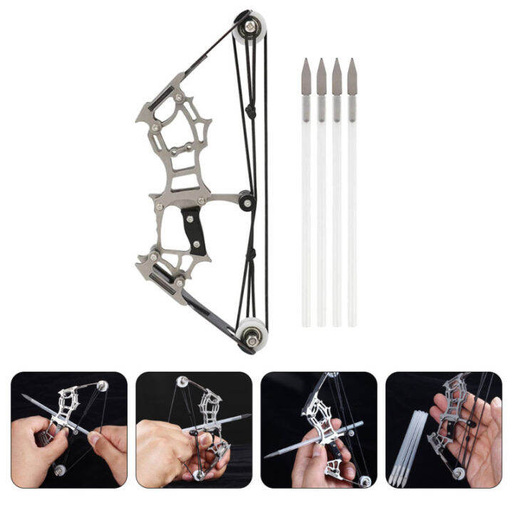 Leetshop Mini Bow Outdoor Toys Kids Miniature Crossbow Stainless Steel ...