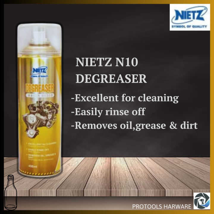NIETZ DEGREASER (WATER BASED) | OIL REMOVER SPRAY (SUITABLE FOR MACHINE ...
