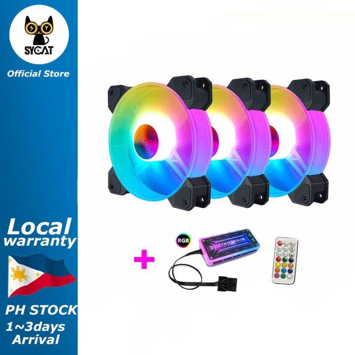 LED PC Fan RGB 120mm fan Big 4 PIN 12CM RGB Fan CPU FAN CASE FAN GAMING ...
