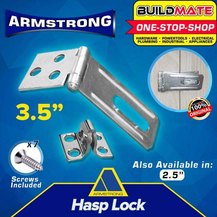 【COD】 ARMSTRONG Hasp Lock Thick Metal Plate Heavy Duty 2.5 3.5 SOLD PER ...