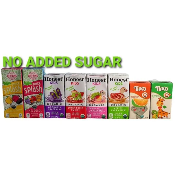 HONEST KIDS Organic Fruit Juice Drink 177ml TIPCO Mixed Veggie Fruit ...