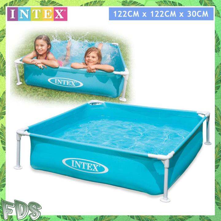 INTEX 57173 (NP98) Mini Frame Pool Kiddie (122 x 122 x 30cm) Beginner ...
