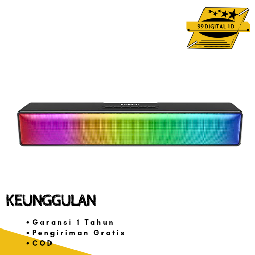 ROBOT RB580 Soundbar Bluetooth Speaker 10W Ultra Bass With RGB | Lazada ...