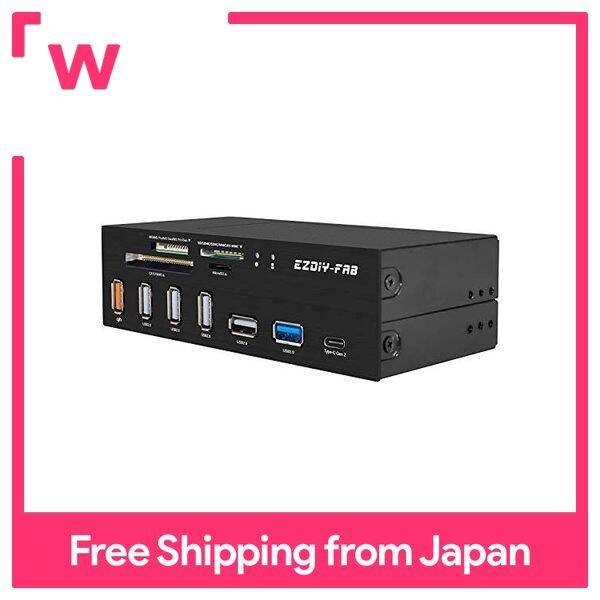 EZDIY-FAB 5.25 inch bay PC front panel internal card reader USB hub ...