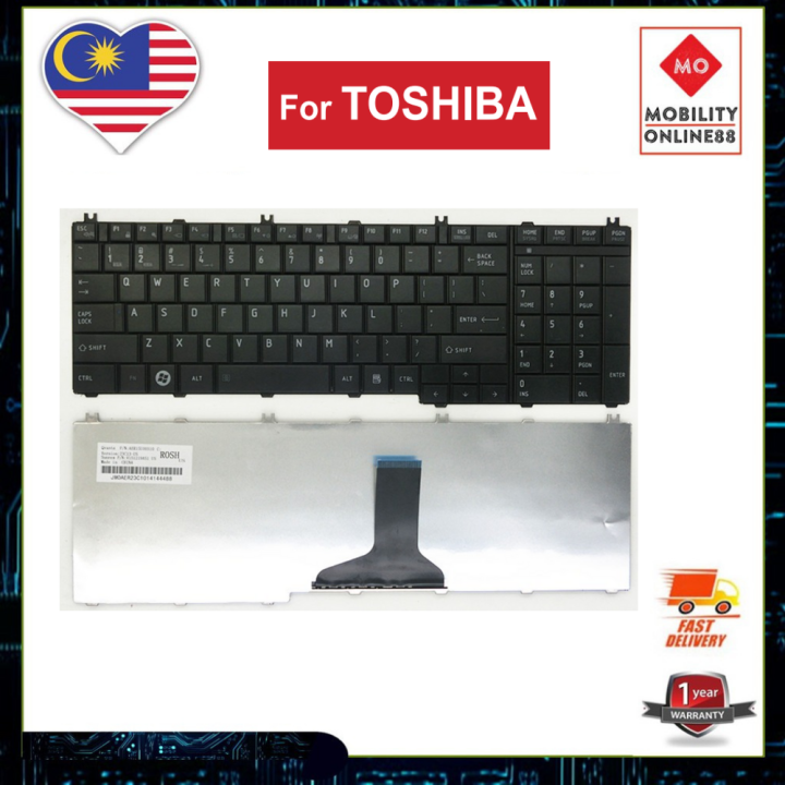 TOSHIBA L655 Laptop Keyboard | Lazada