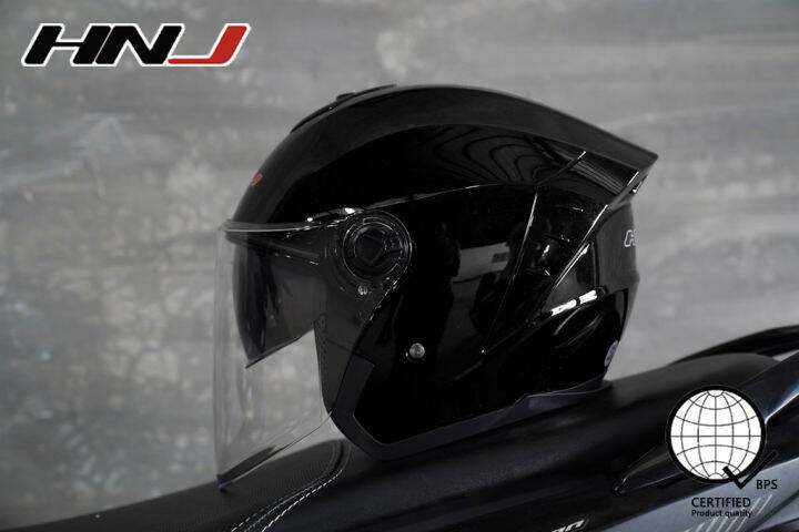 HNJ 623 helmet motorcycle half face whit icc for women original dual ...