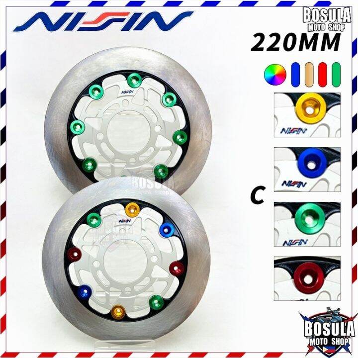 Japan Nissin Floating 220mm Front Disc Honda Beat Mio Vario Scoopy ...