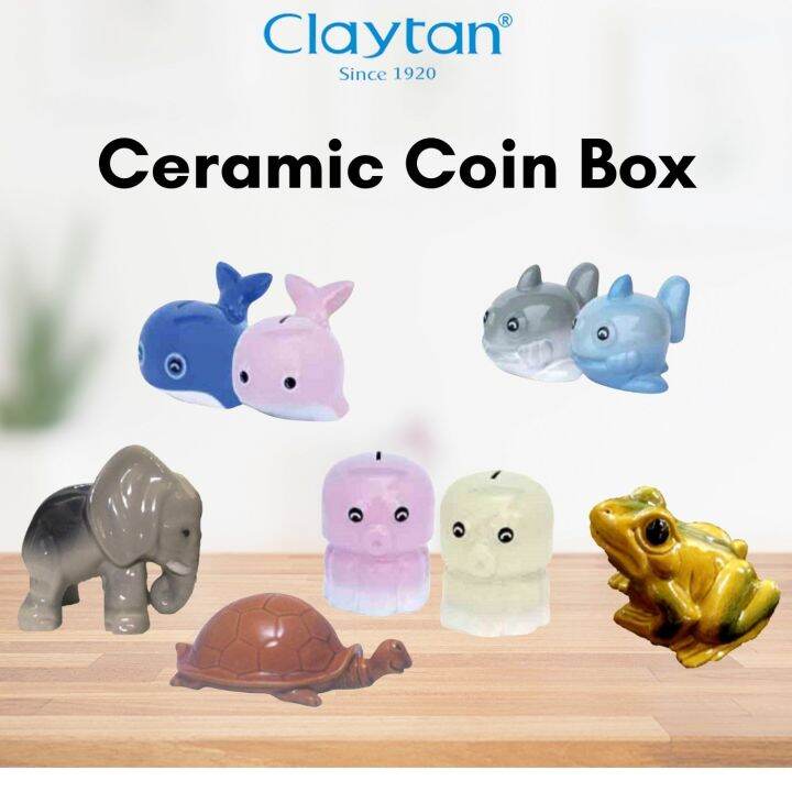 [Ready Stock]Ceramic Cute Coin Box Money Saving Box -Kid Toy-Birthday ...