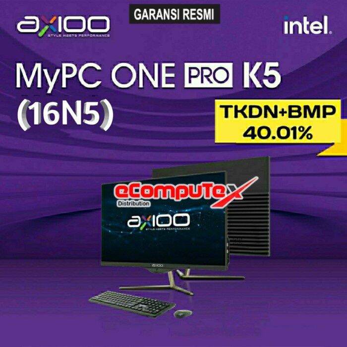 PC AIO AXIOO MYPC ONE PRO K5 (16N5-3) i5 RAM 16GB 512GB 21.5"FHD TKDN GARANSI RESMI | Lazada ...
