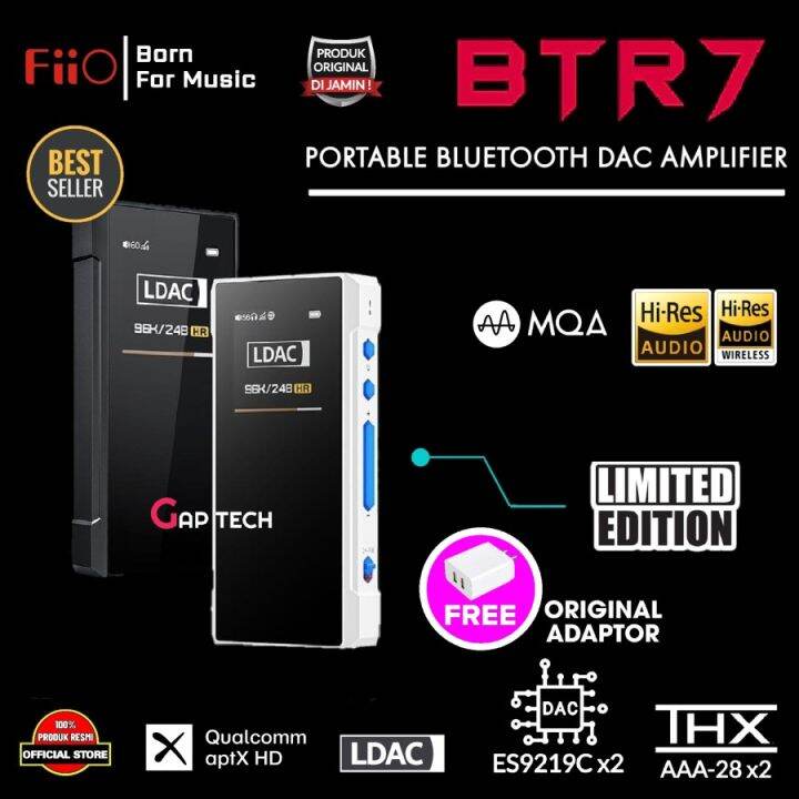FiiO BTR7 / BTR 7 High-Performance Portable Bluetooth DAC Amplifier Original | Lazada Indonesia