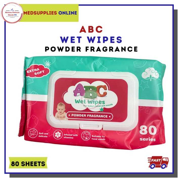 ABC Baby Care Wet Wipes 80 Sheets per pack | Lazada PH