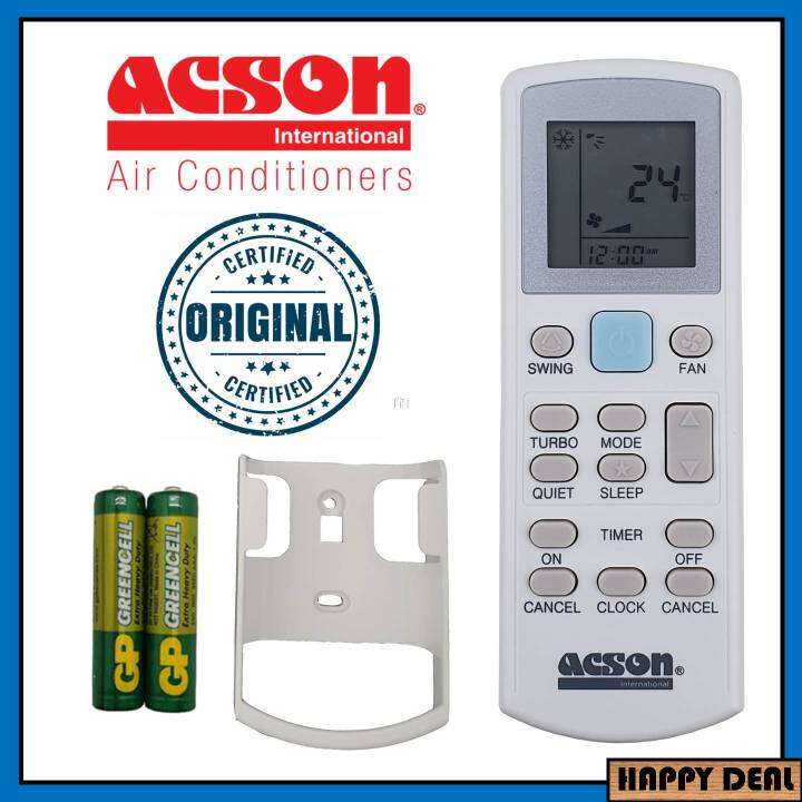 **ORIGINAL** ACSON AIR CONDITIONER REMOTE CONTROL | Lazada