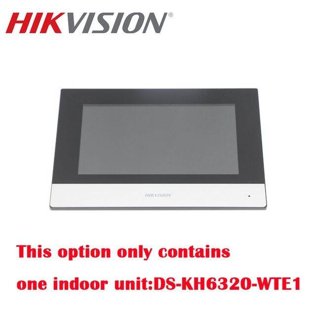 Hikvision IP Video Intercom Kit DS-KIS603-P(C) รวม DS-KV6113-WPE1 + DS-KH6320-WTE1 POE Doorbell ...