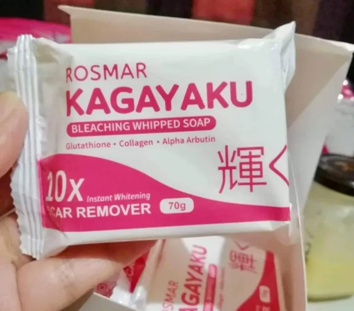 【With FREEBIES】Rosmar Kagayaku Bleaching Whipped Soap 70g | Kagayaku ...