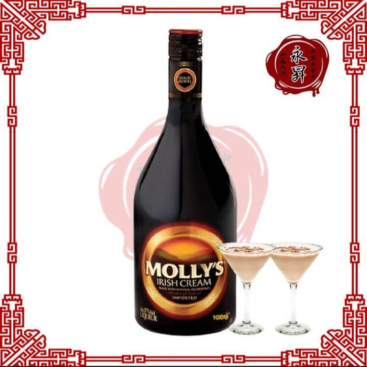 MOLLY’S IRISH CREAM Liqueur(Made with natural Ingredients) 750ML | Lazada