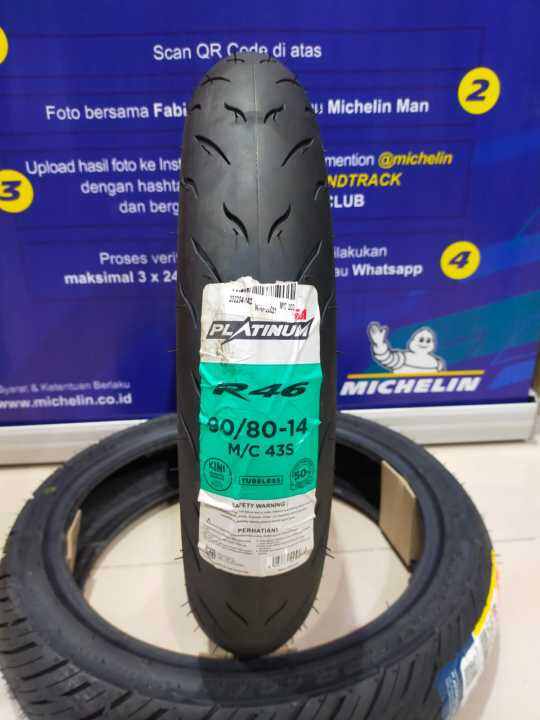 Ban Corsa Platinum R46 90/80-14 TL Bonus Pentil Tubeles | Lazada Indonesia