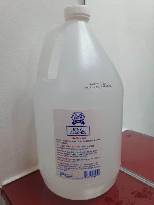 Family 70% Ethyl Alcohol - 1 Gallon | Lazada PH Family 70% Ethyl Alcohol - 1 Gallon | Lazada PH